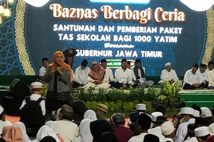 Sumringah Kegembiraan Seribu anak Yatim Terima Santunan dari Basnaz ...