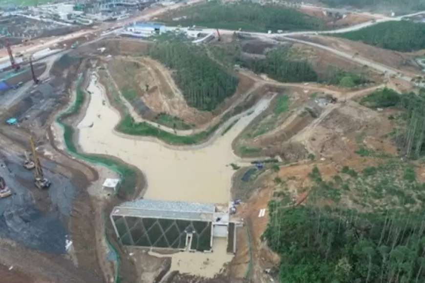 Pembangunan Embung KIPP oleh Brantas Abipraya di IKN Nusantara untuk ...